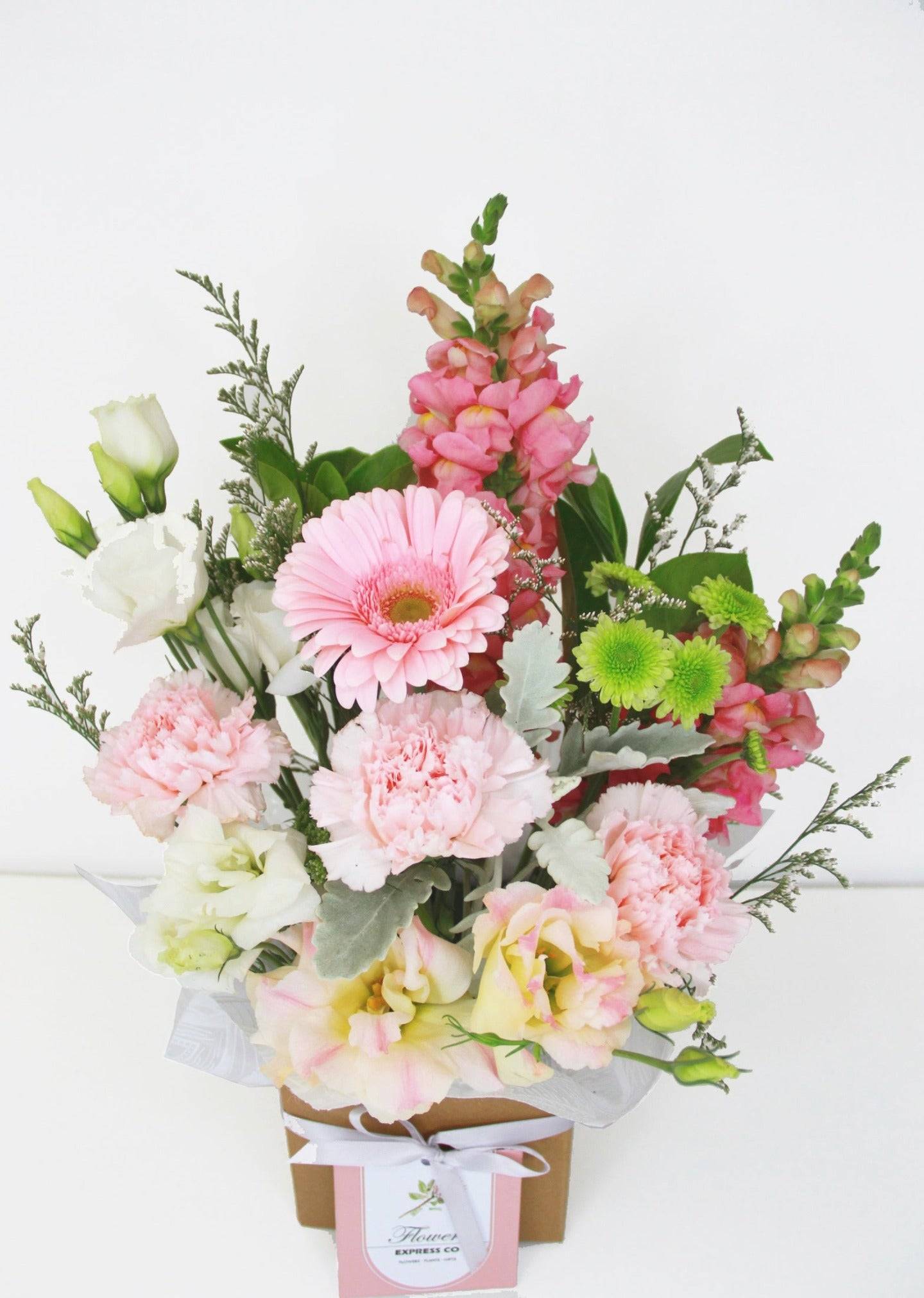 Pink Flower Box Delivery in Melbourne, Small